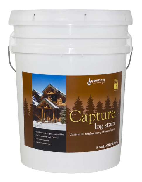 Sashco Capture Log Stain — Log Home Resource Center